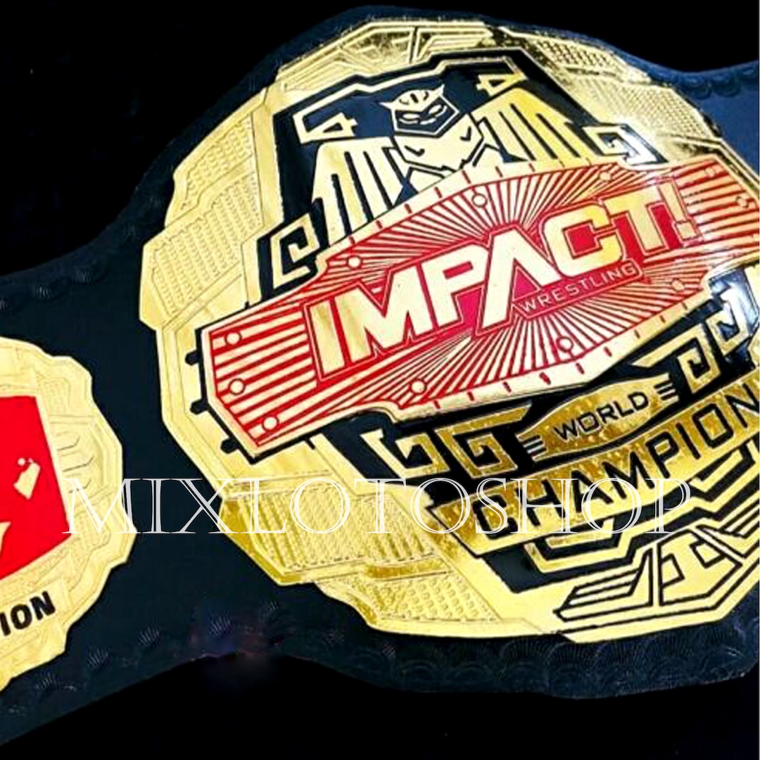 World Impact Red Championship Wrestling Title Belt - Etsy
