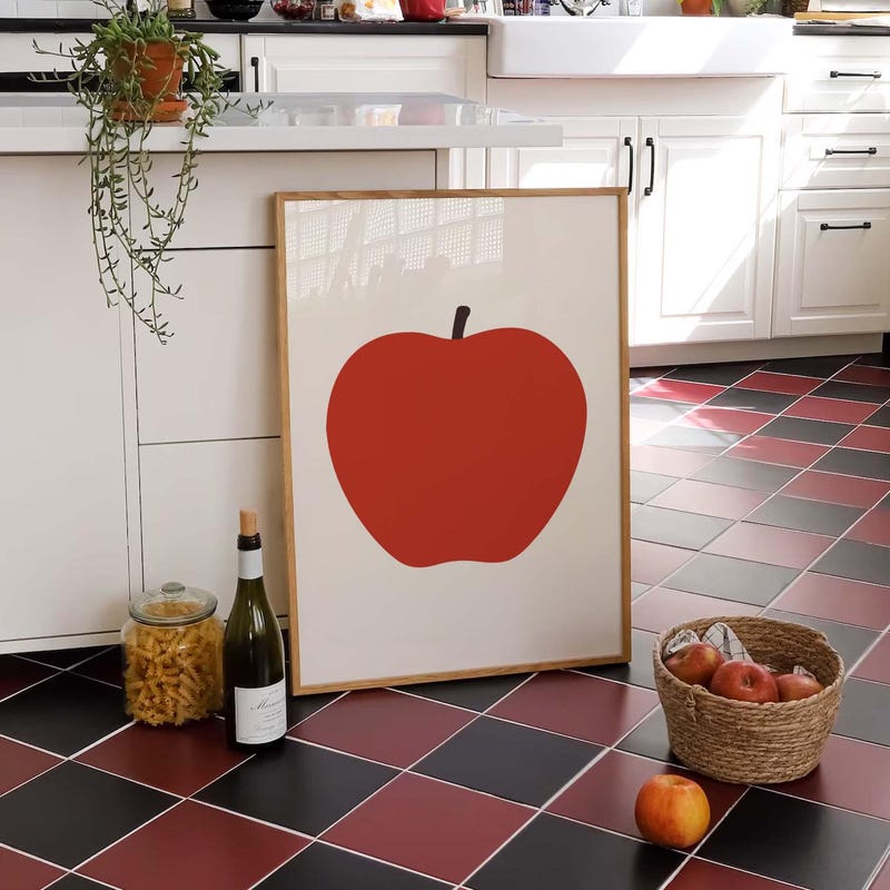 Apple Kitchen Decor - Etsy