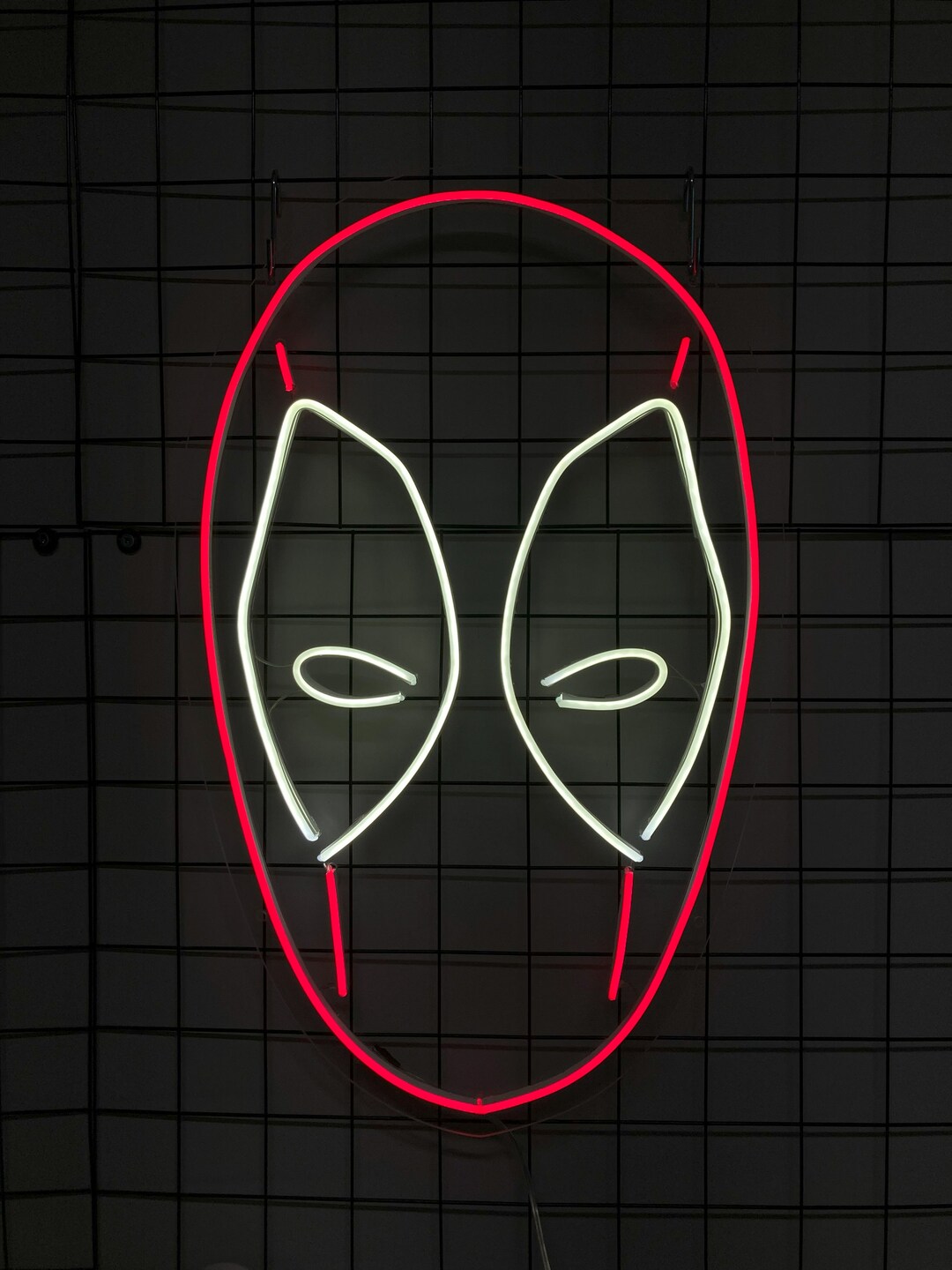 Deadpool Neon Sign Deadpool Wall Art Deadpool Design - Etsy