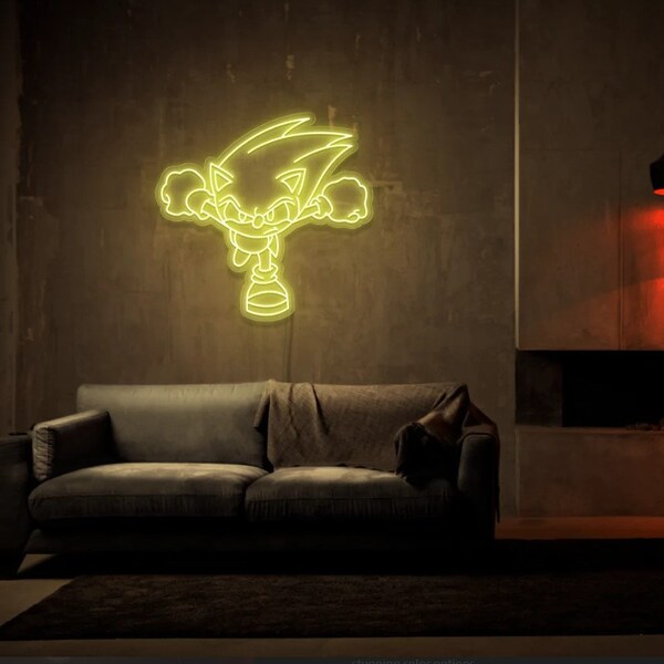 Sonic Neon Wall Light - Etsy