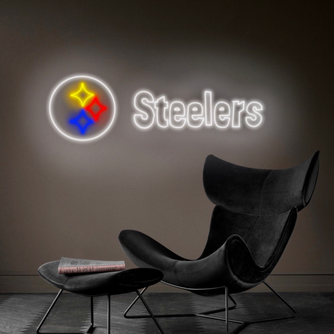 Steelers Neon Sign Neon Steelers Light Gift Neon Wall Decor - Etsy