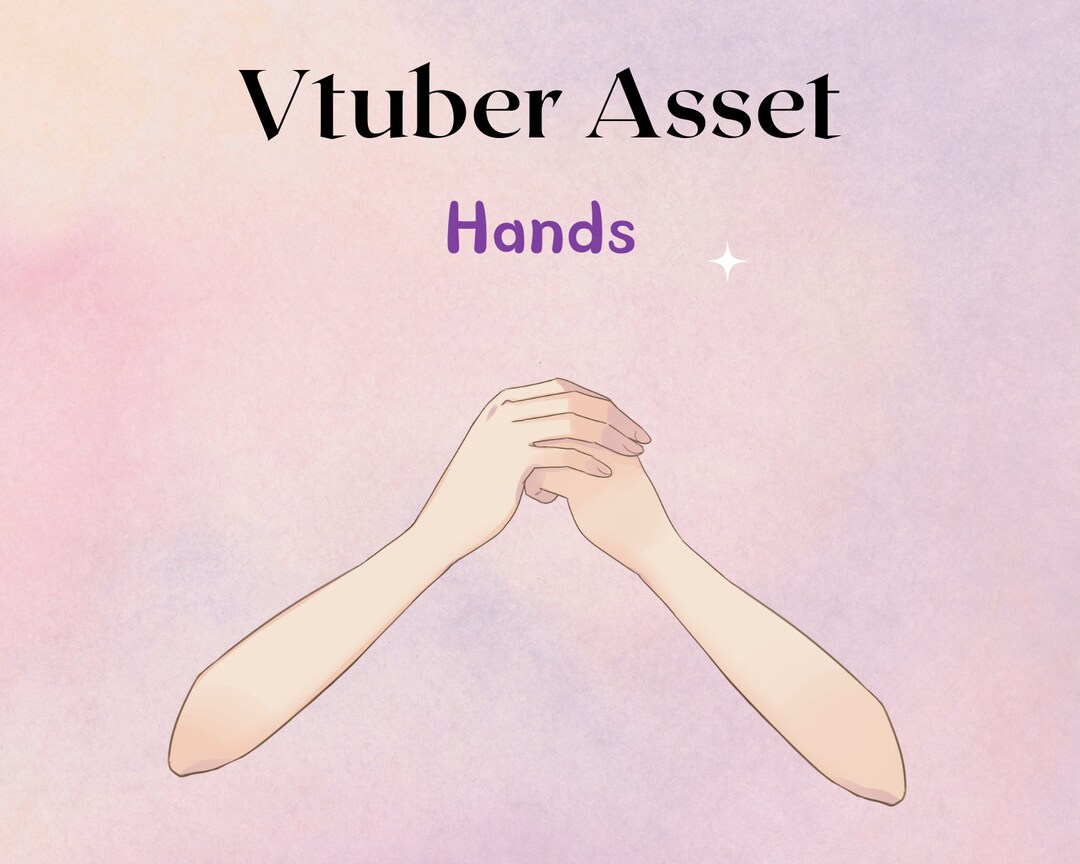 Vtuber Asset Hands PNG Download - Etsy