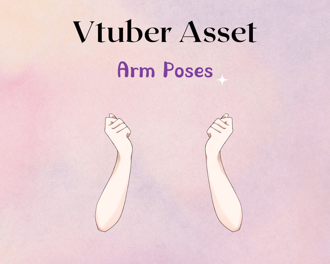 Vtuber Asset Arm Pose PNG Download - Etsy