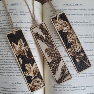 Botanical Bookmark Set - Etsy