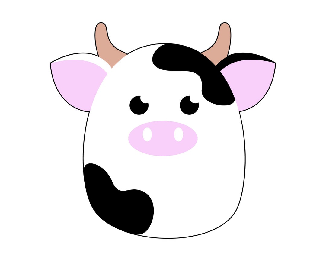 Cute Cow SVG - Etsy
