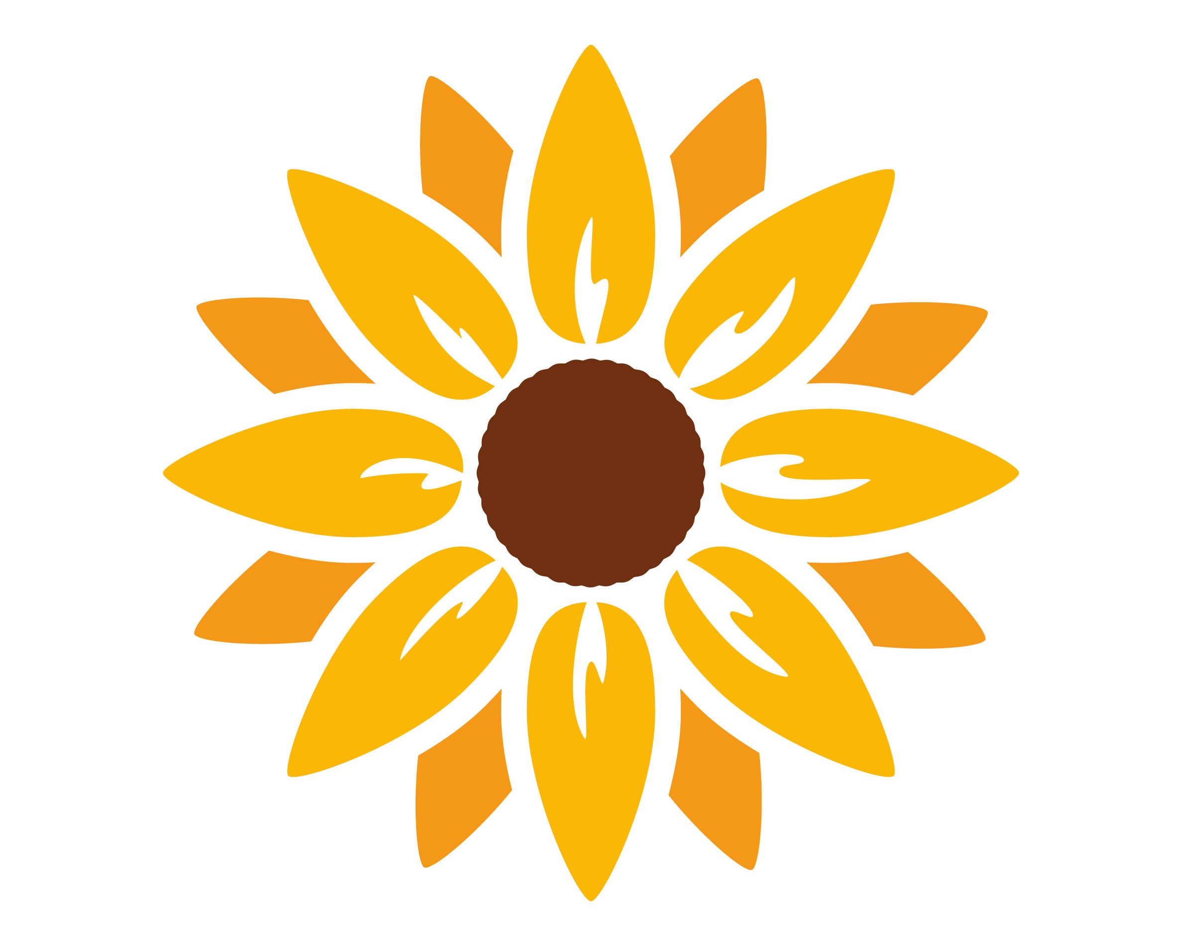 Sunflower SVG - Etsy
