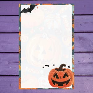 Folksy Style Halloween Letter Writing Paper A5 Stationery Lined/unlined ...