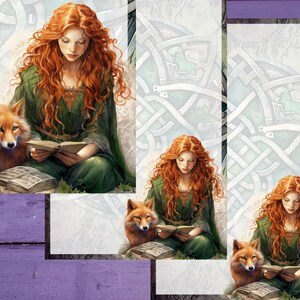 Celtic Letter Writing Paper A5 Stationery Lined/unlined Penpal Supplies ...