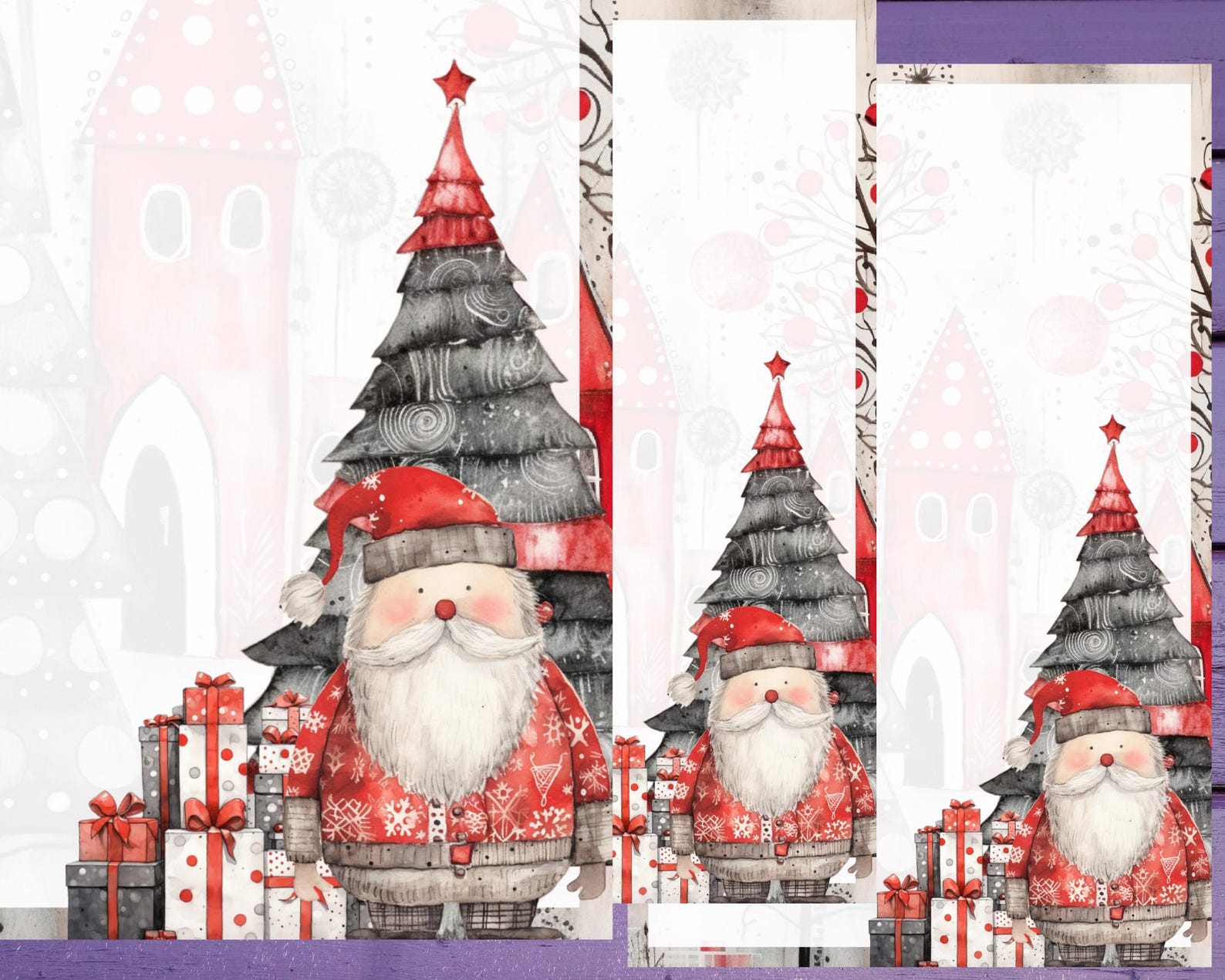 Charcoal Christmas Letter Writing Paper A5 Stationery Lined/unlined ...