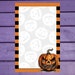 Scary Pumpkin Letter Writing Paper A5 Stationery Lined/unlined Penpal ...