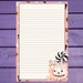 Halloween Candy Letter Writing Paper A5 Stationery Lined/unlined Penpal ...