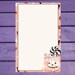 Halloween Candy Letter Writing Paper A5 Stationery Lined/unlined Penpal ...