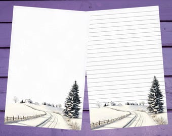 Igloo Writing Paper Templates - Etsy UK