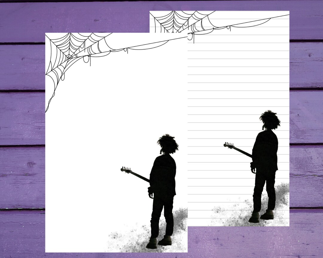 Robert Smith Letter Writing Paper A5 Stationery Lined/unlined Penpal ...