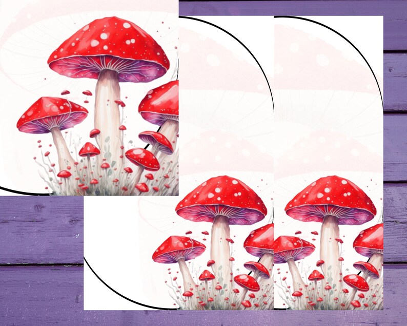 Mushrooms Letter Writing Paper A5 Stationery Lined/unlined Penpal ...