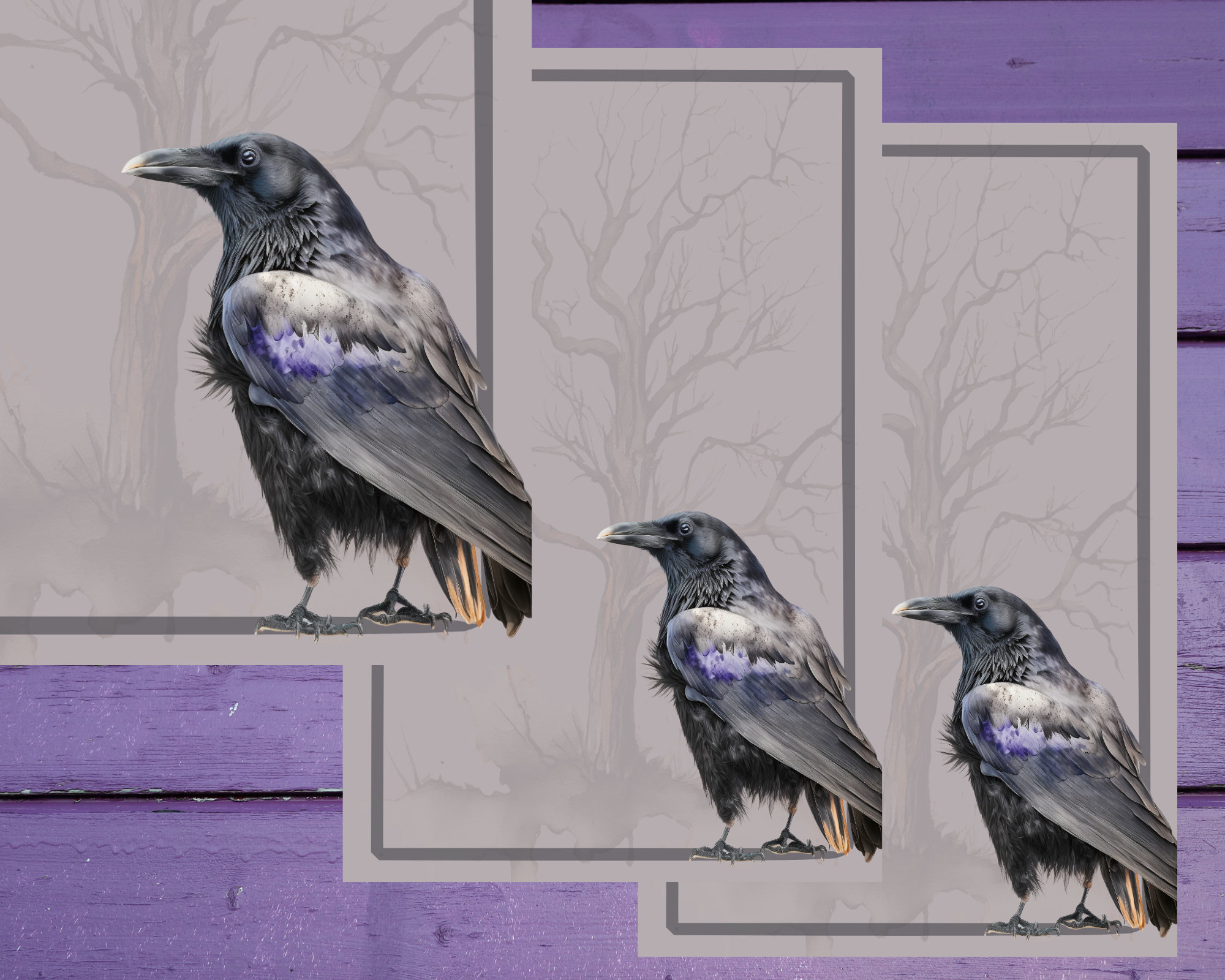 Raven Letter Writing Paper A5 Stationery Lined/unlined Penpal - Etsy