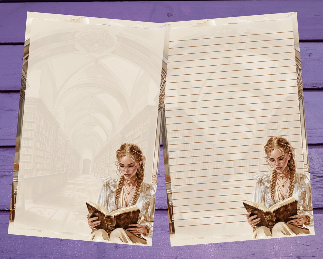 Reading Letter Writing Paper A5 Stationery Lined/unlined Penpal ...