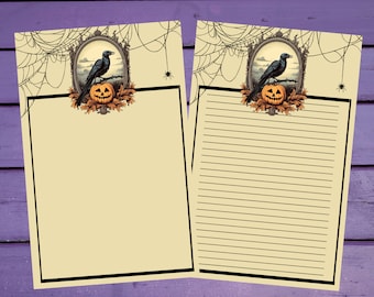 Spooky Room Letter Writing Paper A5 Stationery Lined/unlined Penpal ...