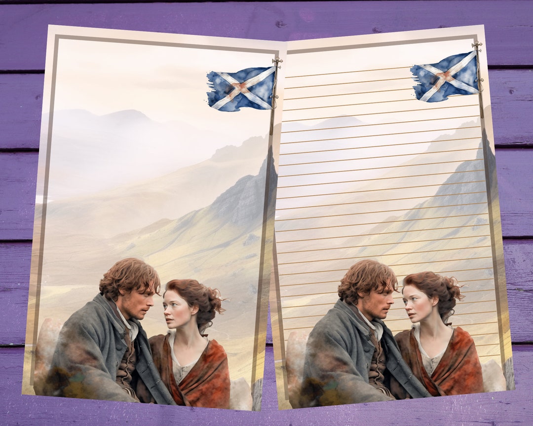 Outlander Letter Writing Paper A5 Stationery Lined/unlined Penpal ...