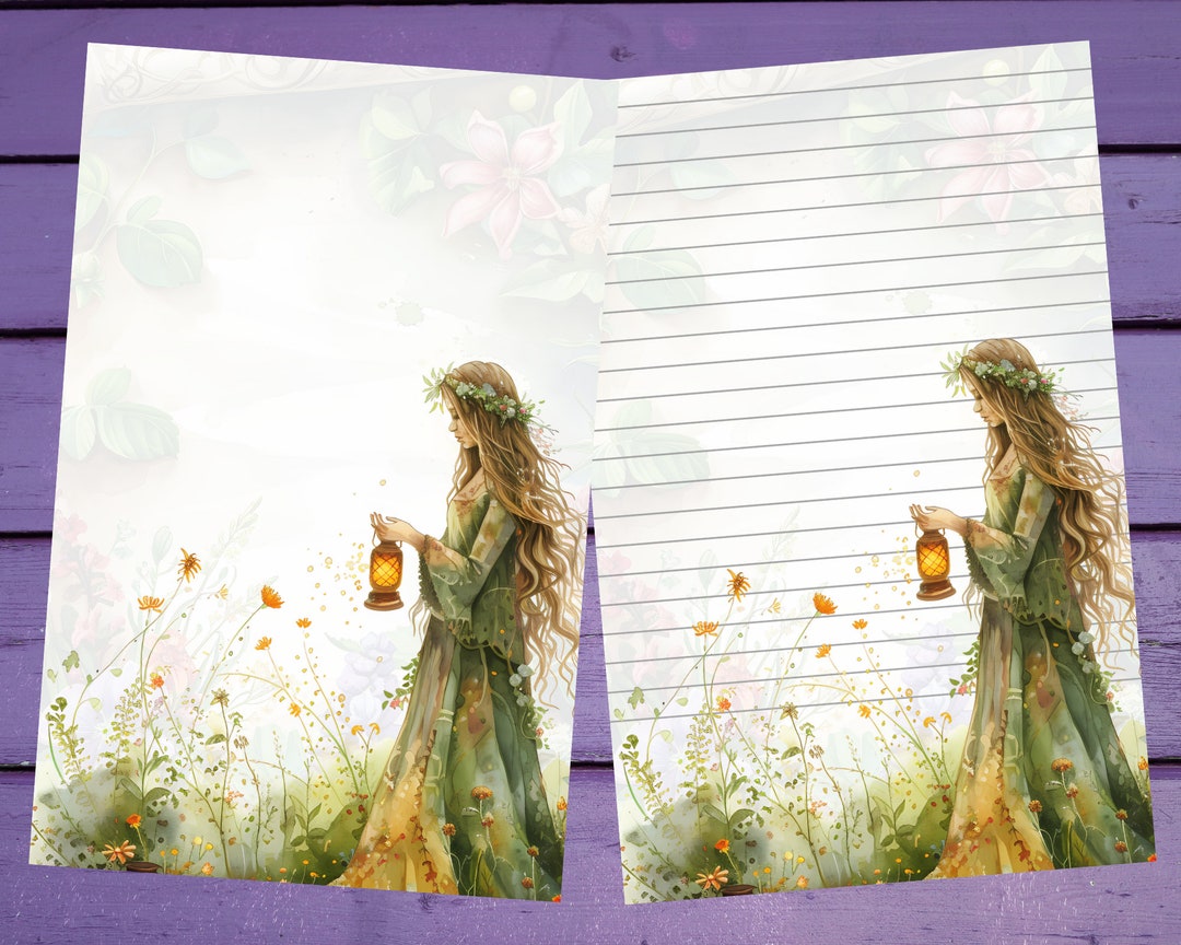 Ostara Letter Writing Paper A5 Stationery Lined/unlined Penpal Supplies ...