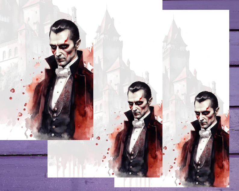 Dracula Letter Writing Paper A5 Stationery Lined/unlined - Etsy