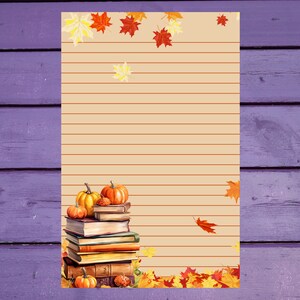 Autumn Books Letter Writing Paper A5 Stationery Lined/unlined Penpal ...