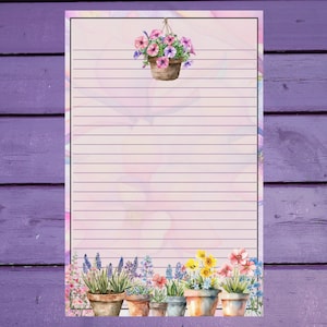 Spring Vibes Letter Writing Paper A5 Stationery Lined/unlined Penpal ...