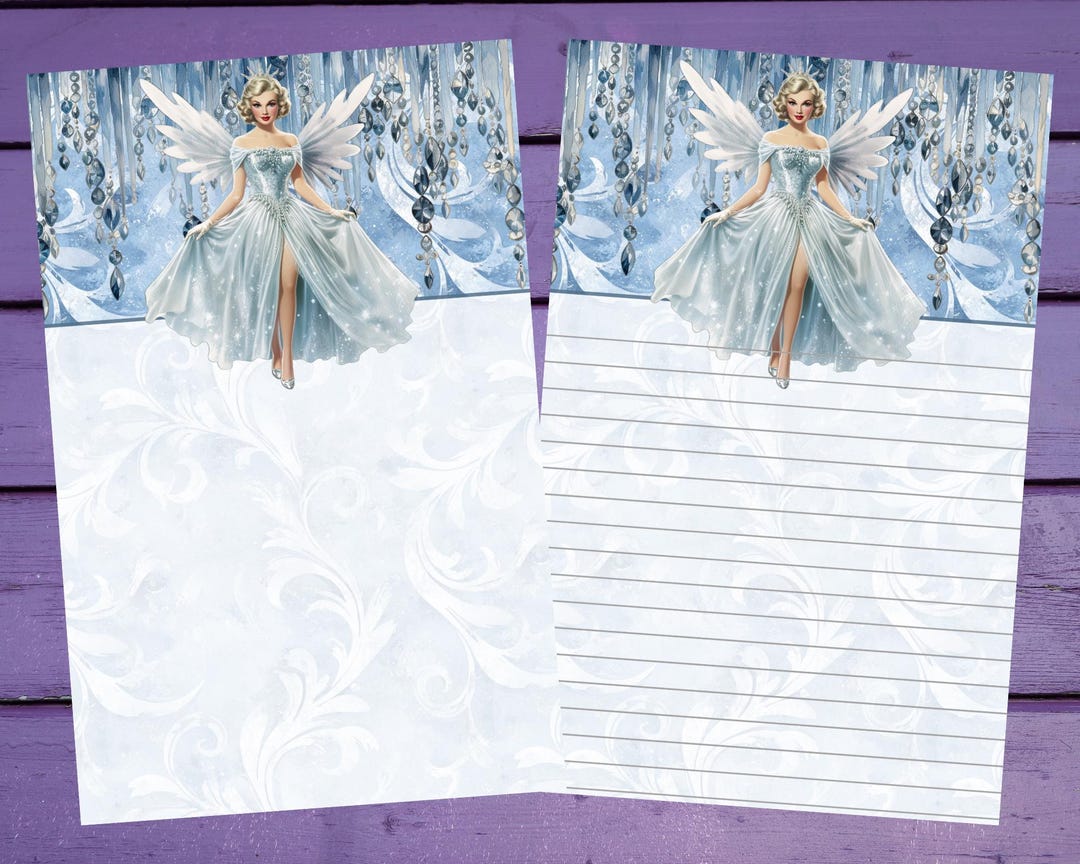 Enchanted Winter Letter Writing Paper A5 Stationery Lined/unlined ...