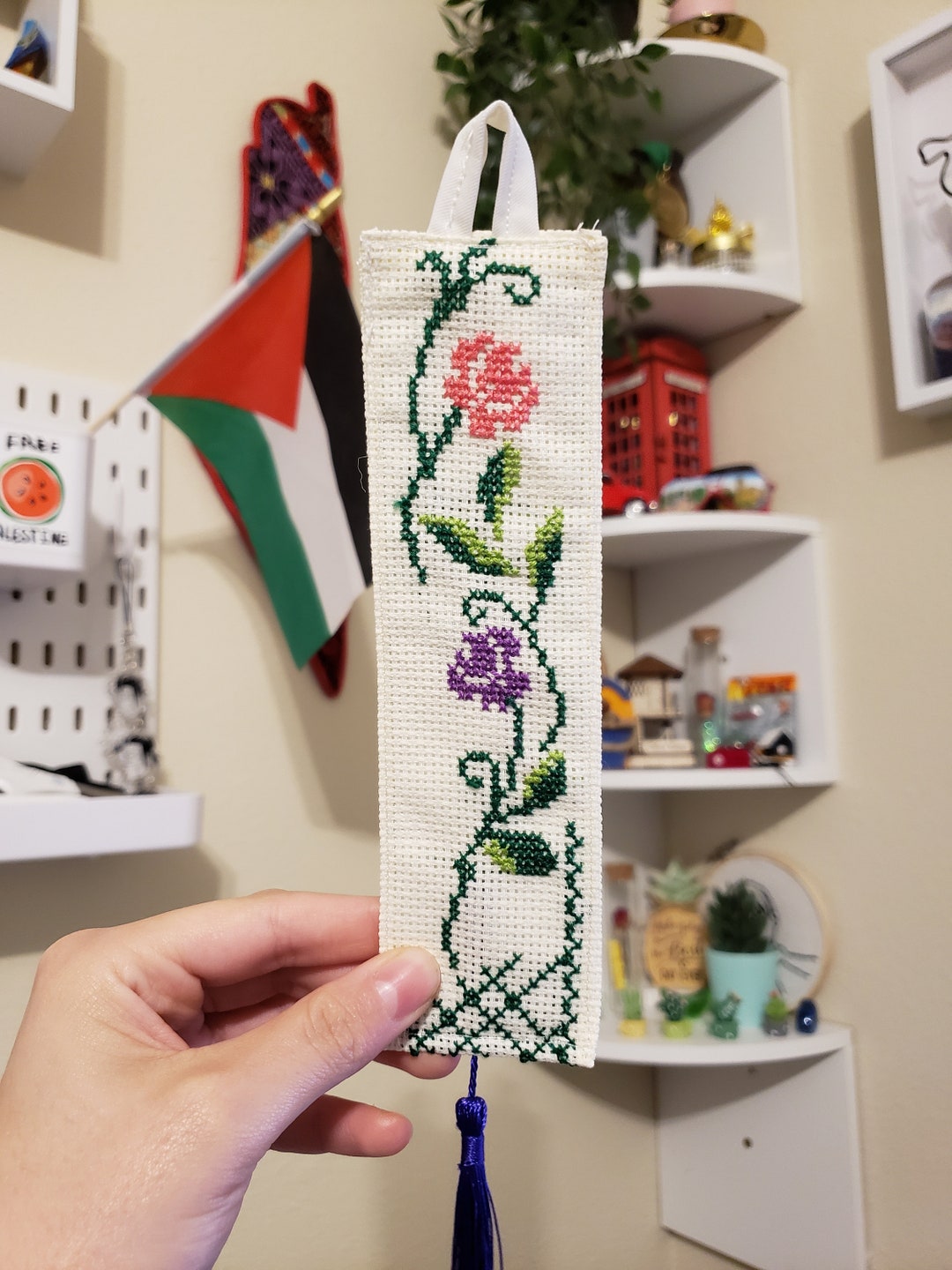Handmade: Palestinian Embroidered Bookmarks (choose From Designs) - Etsy