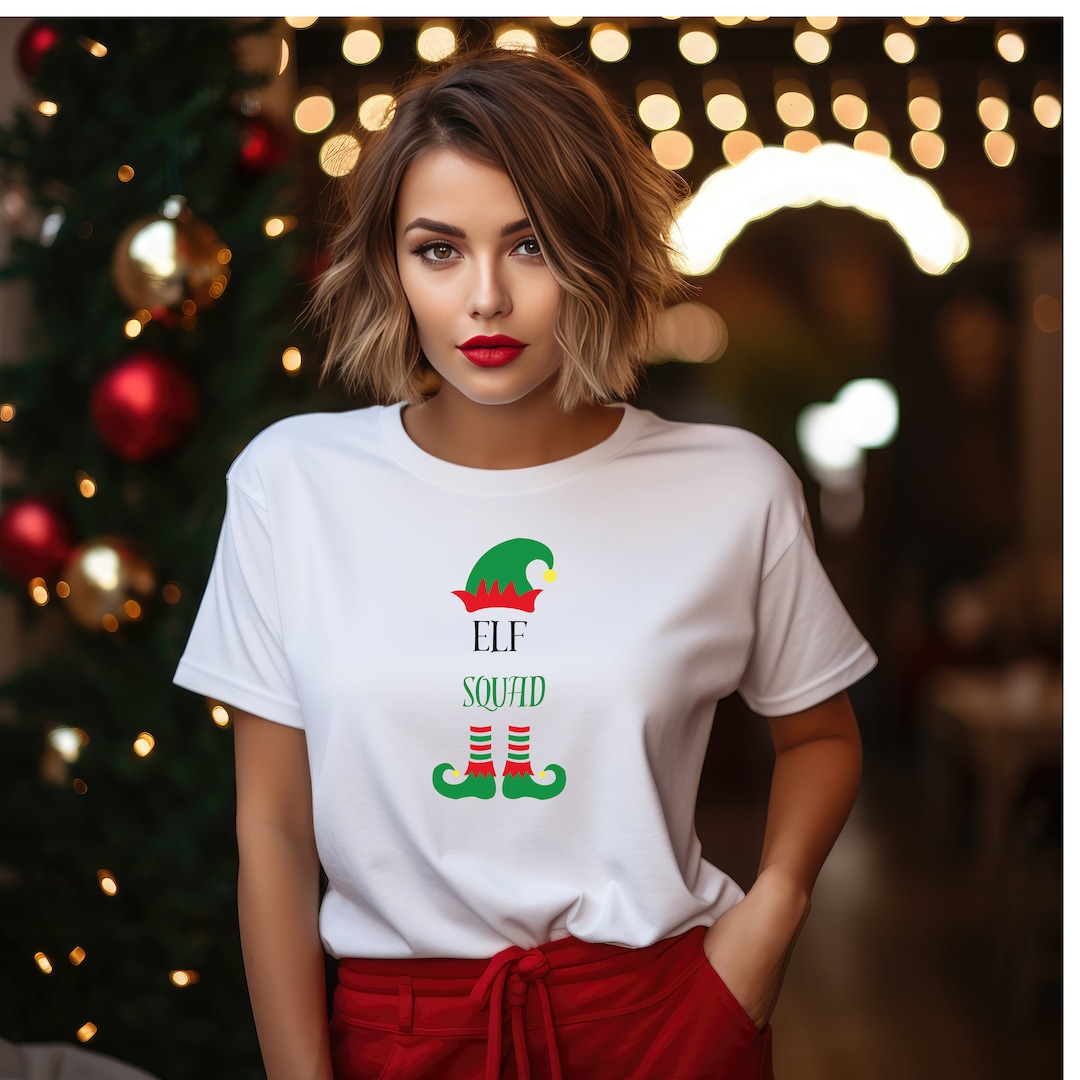Elf Squad Shirt, Christmas Elf Shirt, Elf Socks Shirt, Matching Family ...