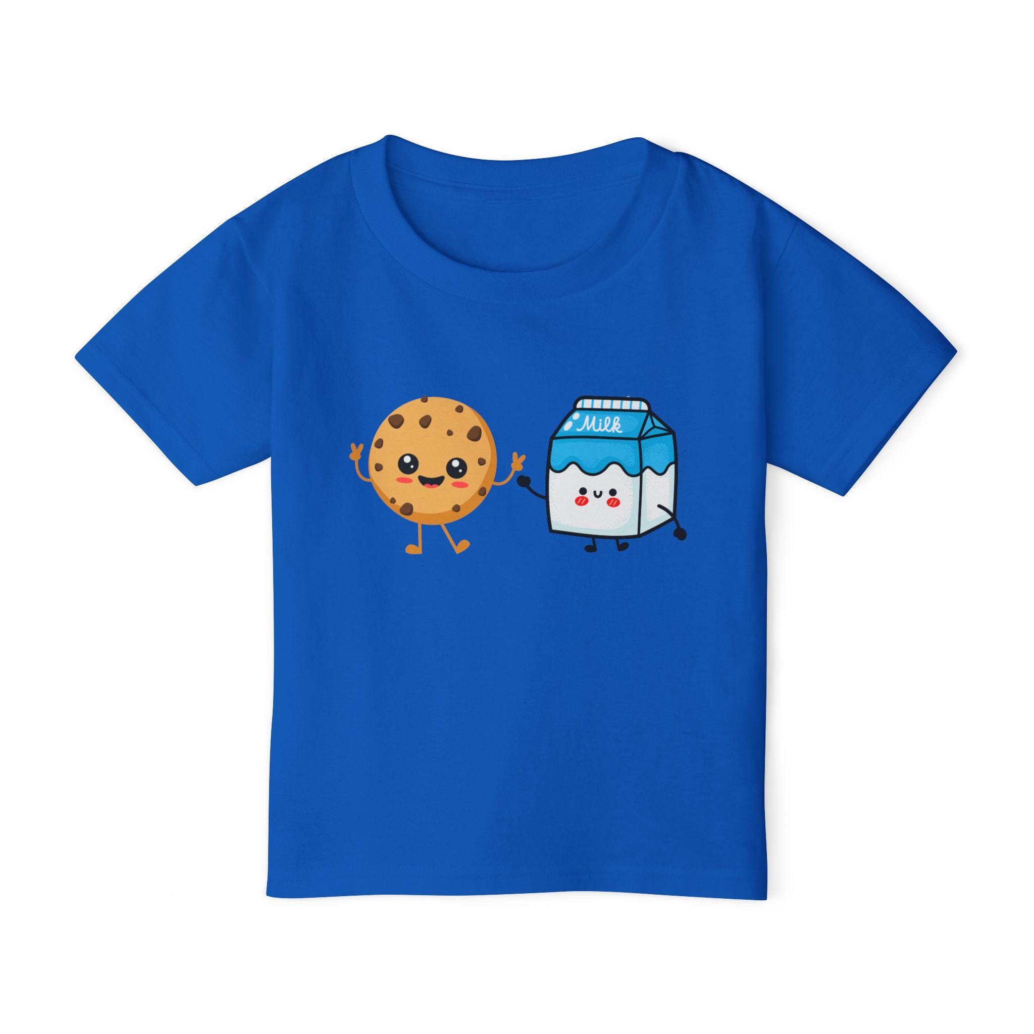 Cute Toddler Cookies and Milk T-shirt, Cookie and Milk Design, Cute ...