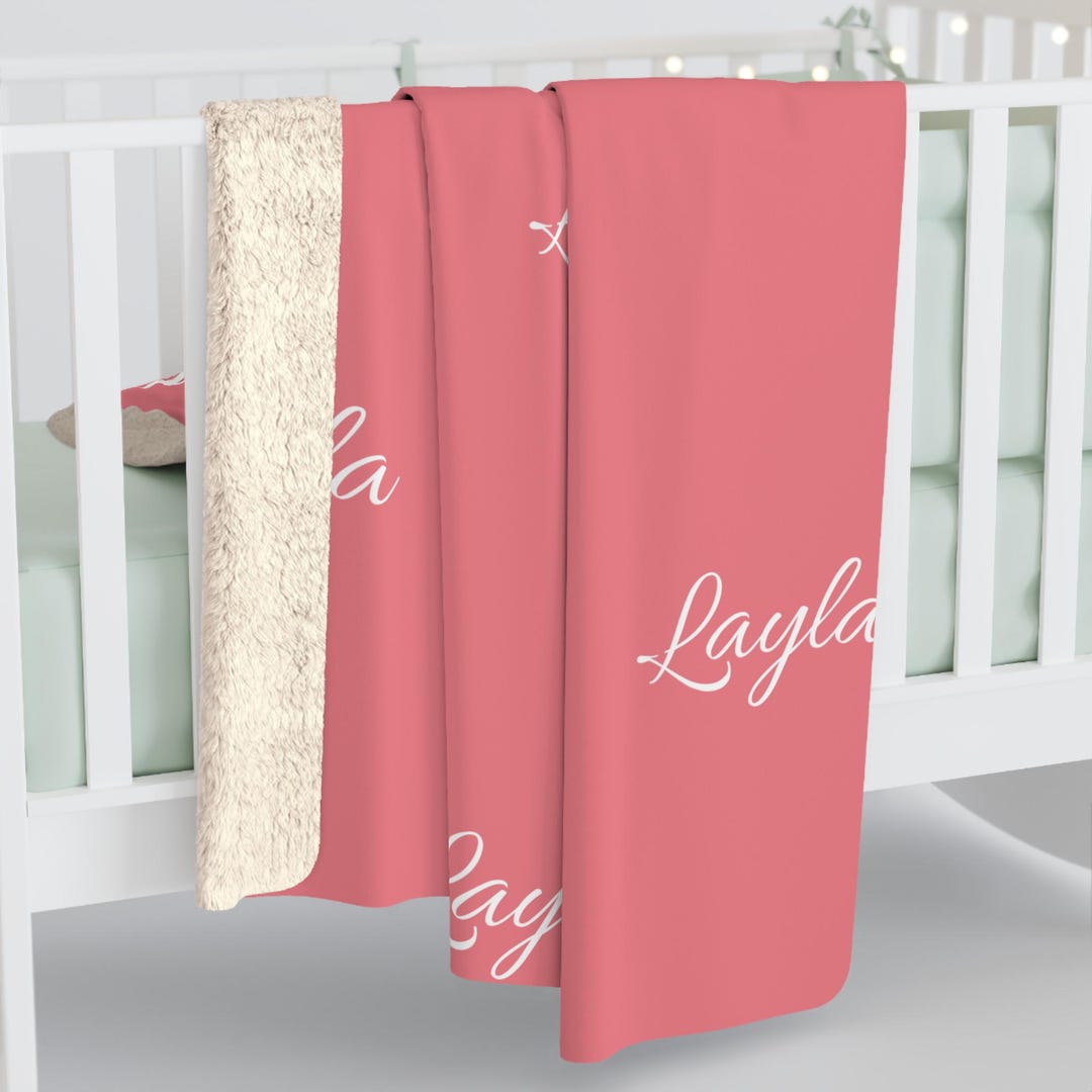 Personalized Baby Blanket: Plush Fleece Monogrammed Throw - Etsy
