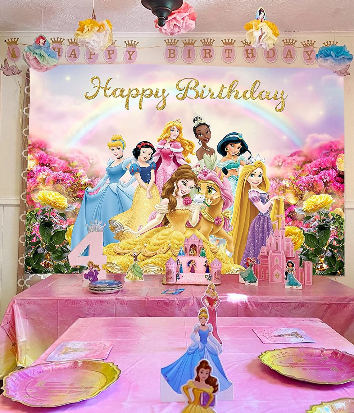 Fairy Tale Decor & Little Princess Party Supplies Cartoon Photography ...