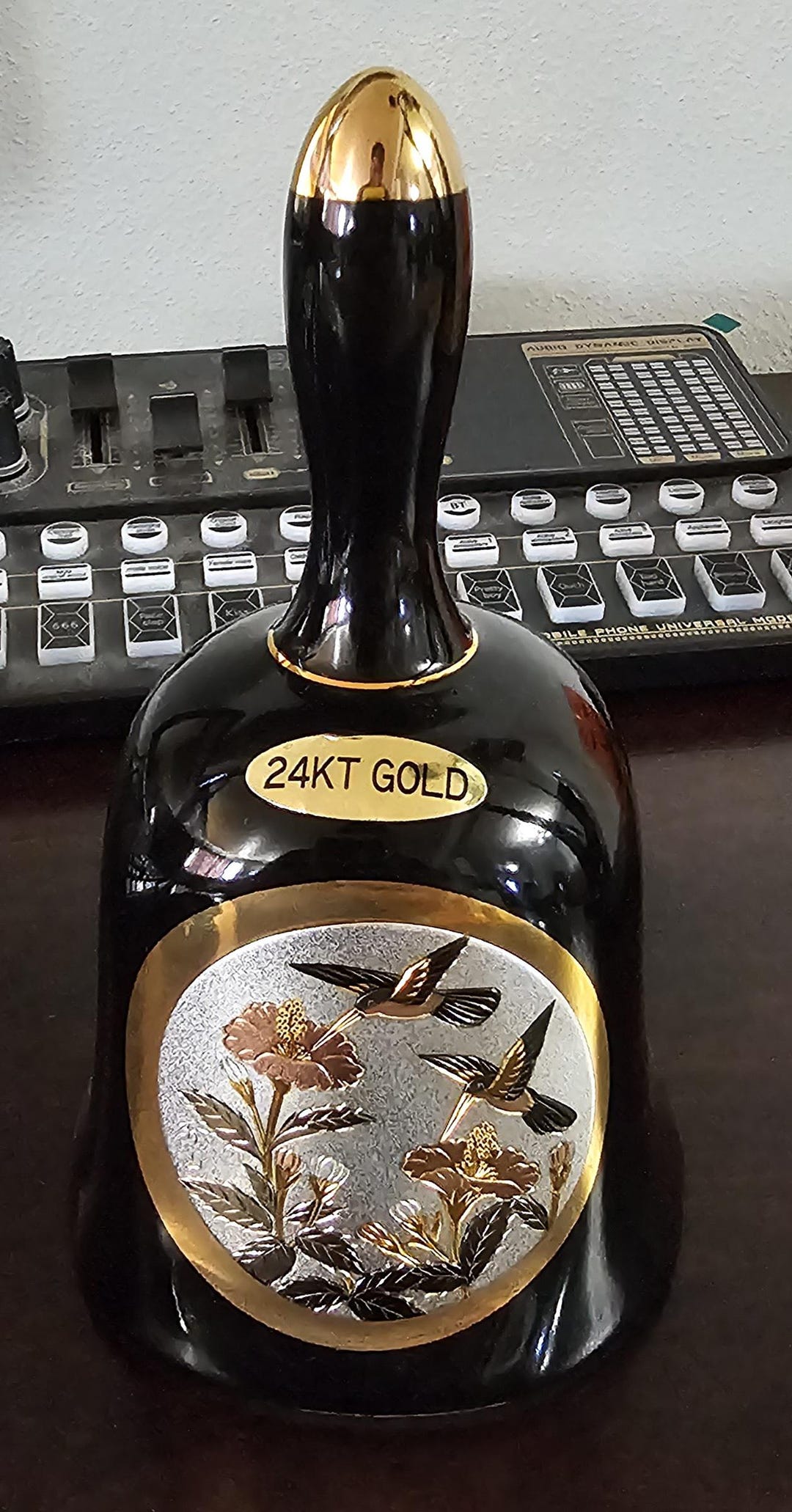 24 KT Gold Chokin Bell Porcelain Japan - Etsy