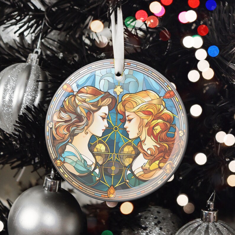 Gothic Gemini Ornament, Gemini Birthday Zodiac, Astrological Star Sign ...