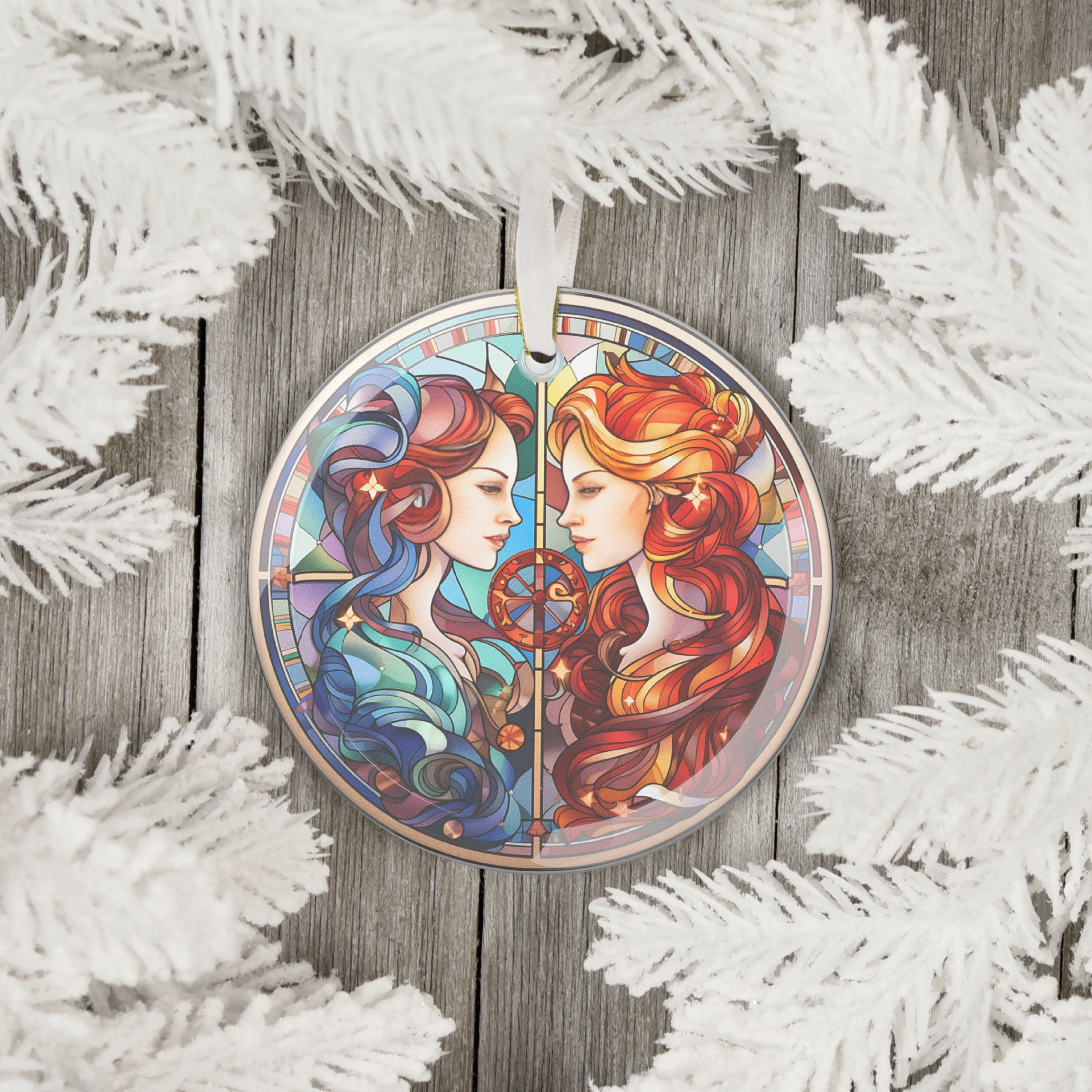 Gothic Gemini Ornament, Gemini Birthday Zodiac, Astrological Star Sign ...