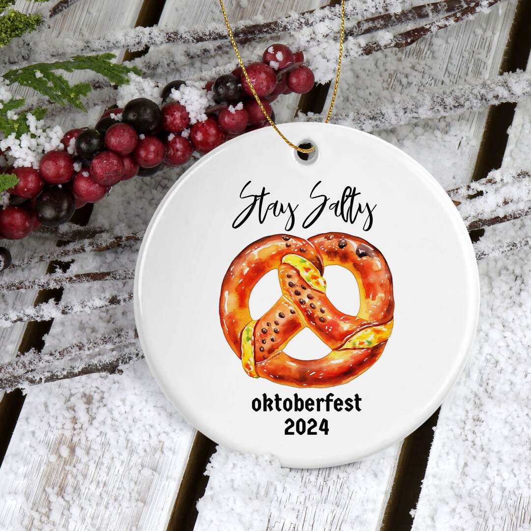 Oktoberfest 2024 Ornament, 2024 Octoberfest Ornament, Fall German ...