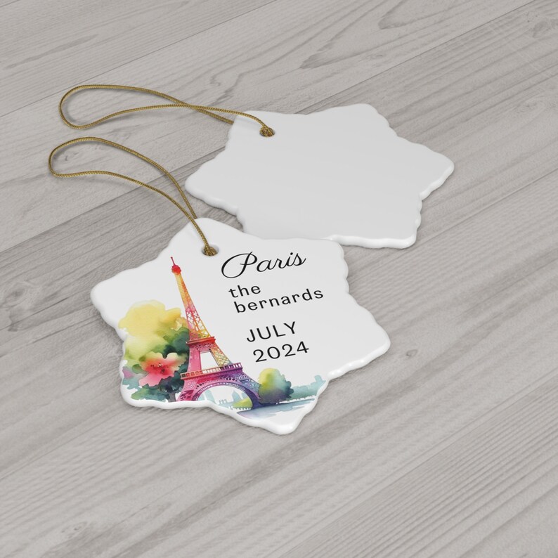 Paris 2024 Ornament, Summer in Paris Ornament, Christmas Keepsake ...
