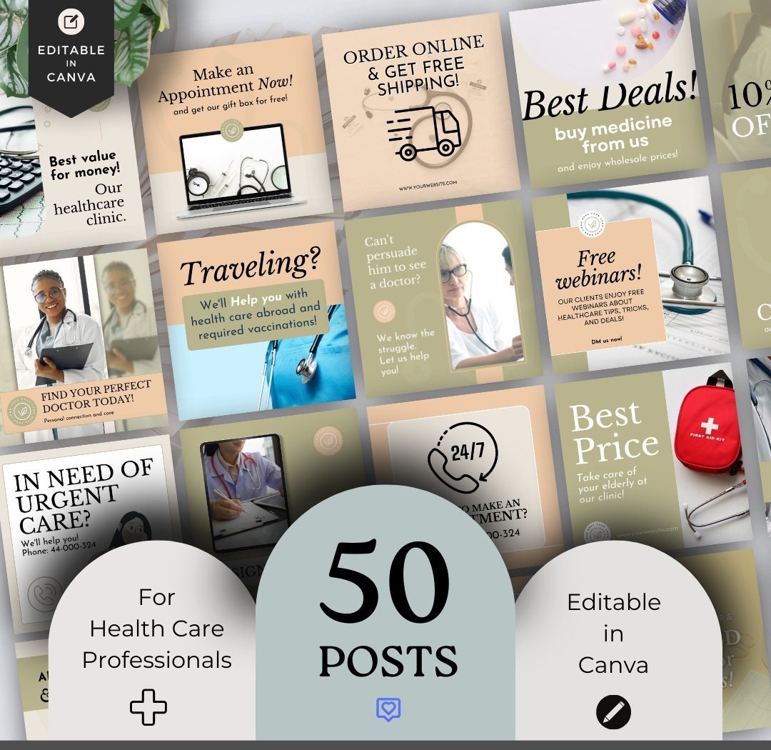 Healthcare Instagram, Medical Social Media Posts, Medical Branding ...