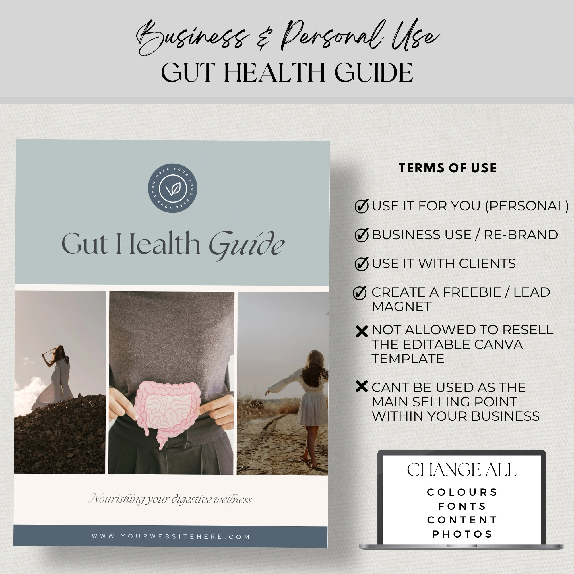 Gut Health Guide for Health Coach Clients, Nutrition Coaches, Lead ...