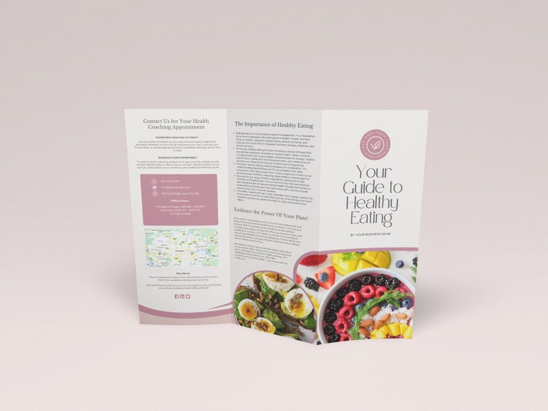 Health Coach Flyer, Nutrition Coach Flyer, Wellness Coach Flyer, Health ...