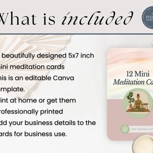 Meditation Cards, Mini Meditation Script Bundle, Guided Meditation ...