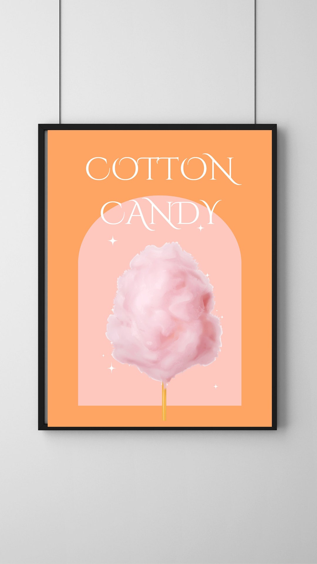 Cotton Candy Printable Poster - Etsy