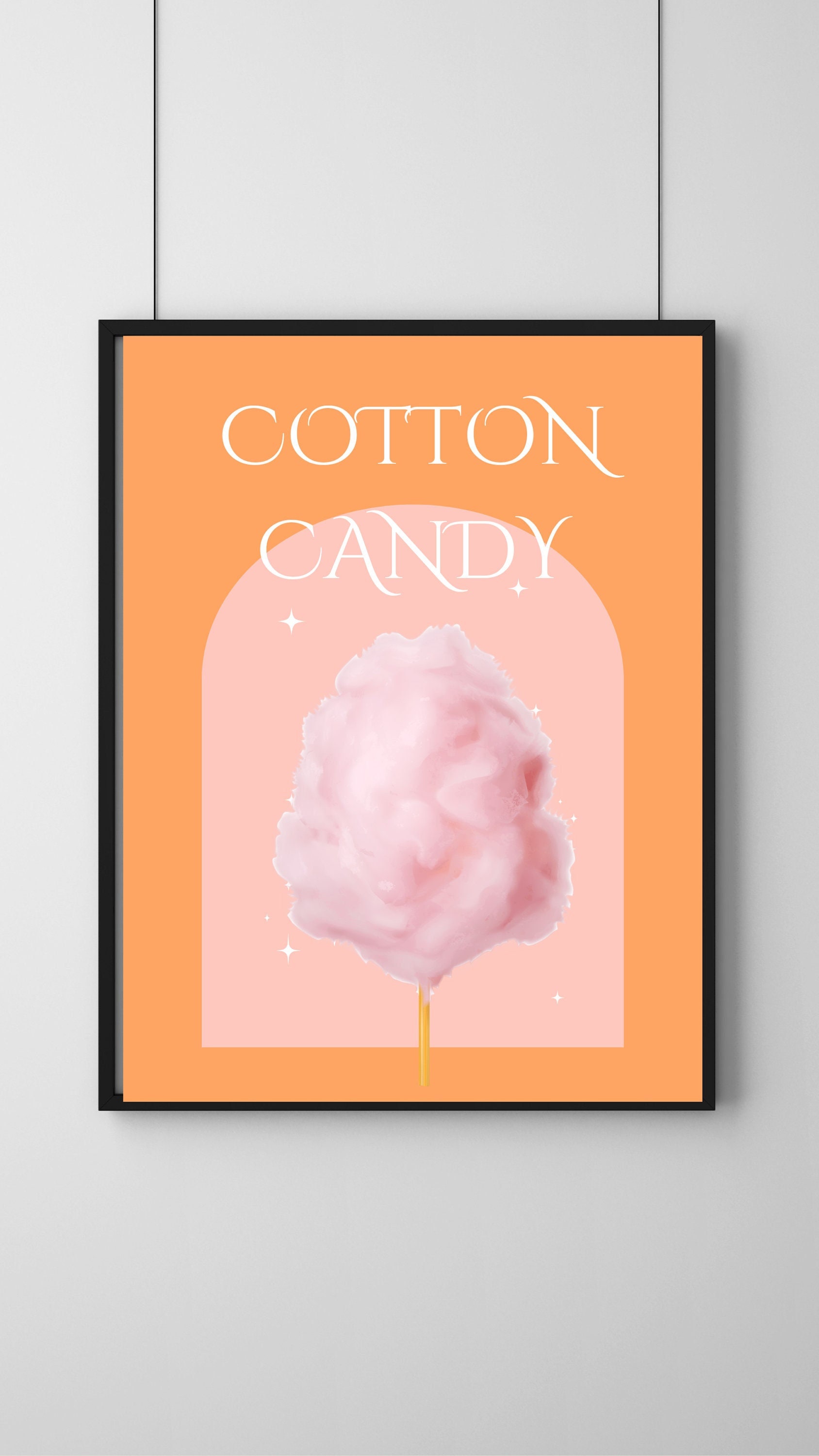 Cotton Candy Printable Poster - Etsy
