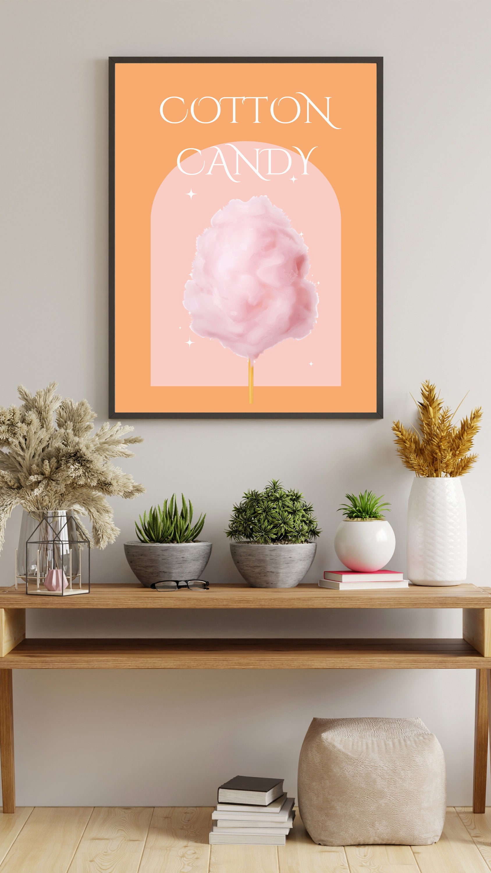 Cotton Candy Printable Poster - Etsy