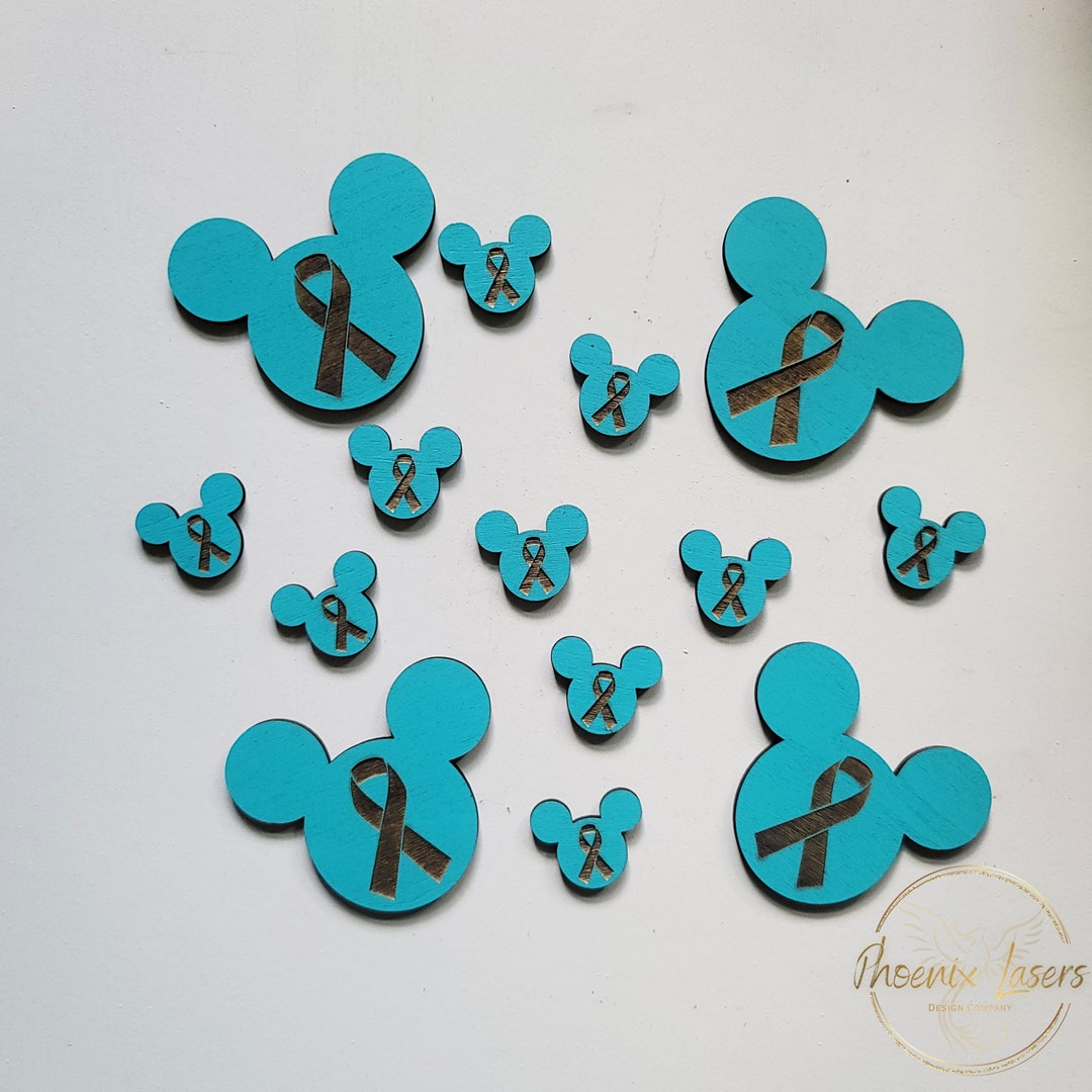 Mouse Awareness Push Pin and Magnet Set Awareness Ribbons Trendy Thumb ...