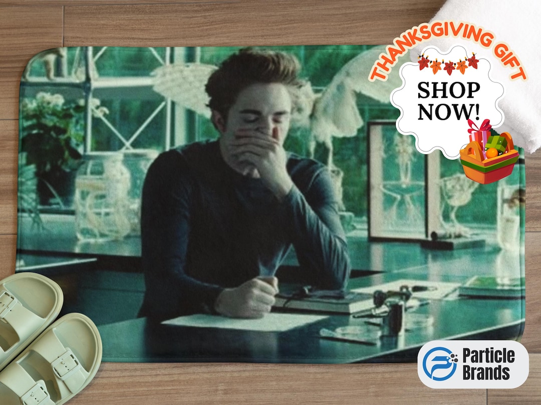 Edward Stinky Face Funny Bathroom Mat Twilight Meme Bath Rug Anti-slip ...