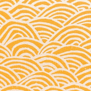 Japanese Wave Linocut Print - Hand-printed A5 Wall Art - Etsy