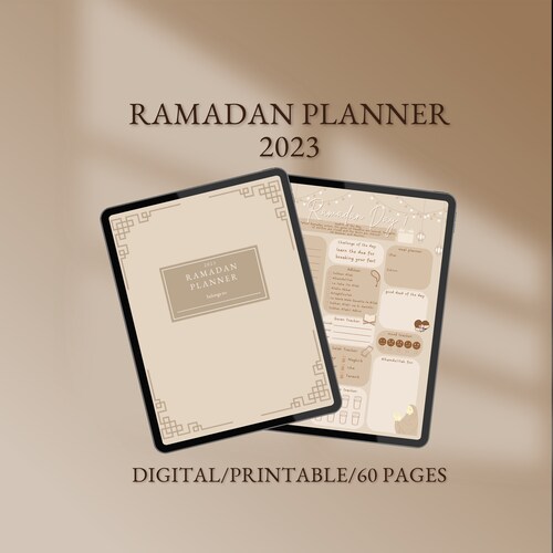 Ramadan Planner 107 Pages Hyperlinked Digital Ramadan - Etsy