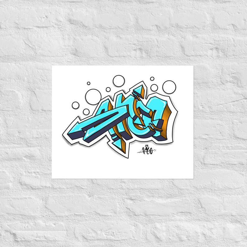 Arco Graffiti: Art Print Arco Tag - Etsy